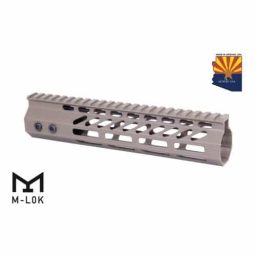 AR-15 Octagonal M-LOK Free Float 9" Handguard in Flat Dark Earth