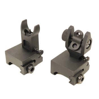 AR-15 Sights | Spring loaded Flip Up | Back Up Iron Sights