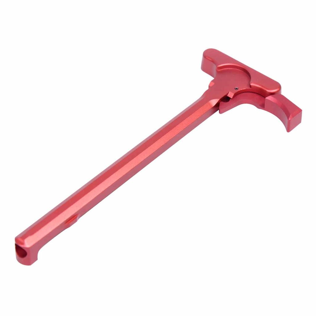 Anodized Red AR-15 Charging Handle with Gen 5 Extended Latch