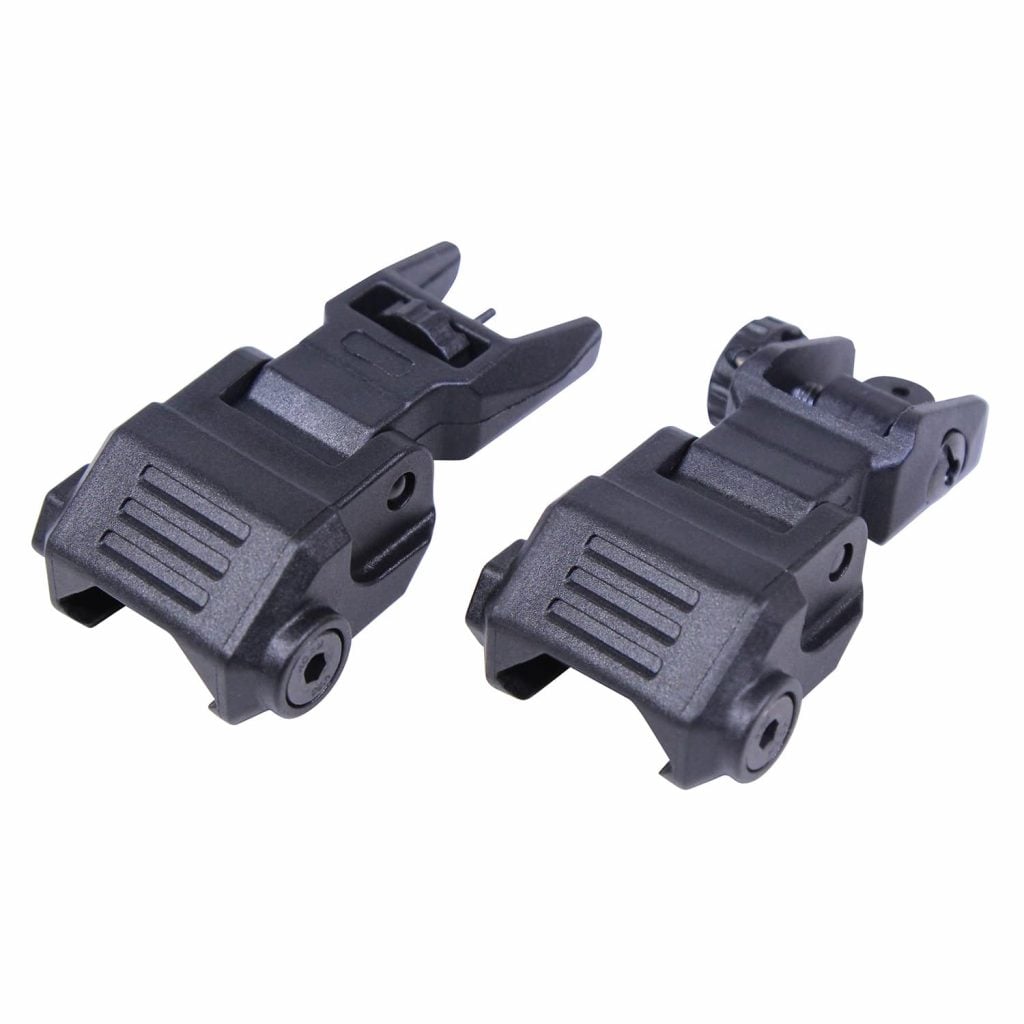AR-15 PQS Polymer Quick Sight Set - Lightweight & Adjustable Design