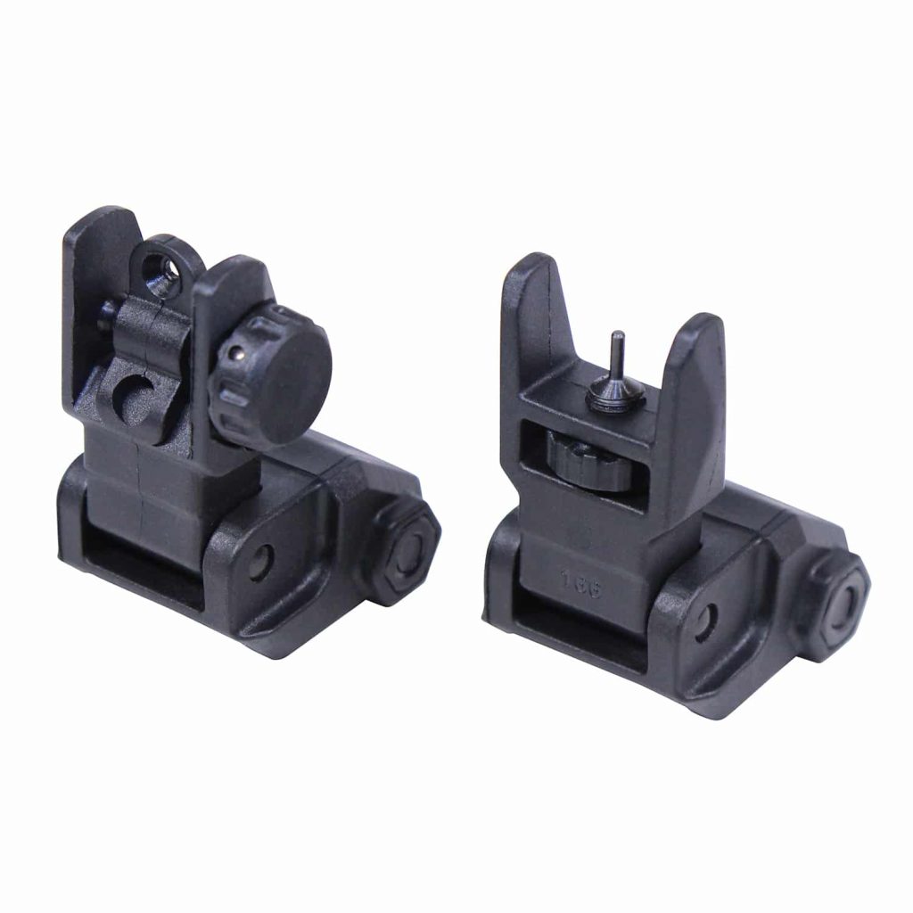 AR-15 PQS Polymer Quick Sight Set - Lightweight & Adjustable Design