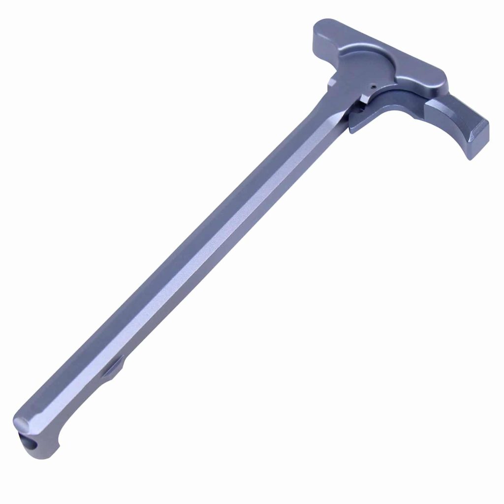 Anodized Grey AR-15 Charging Handle with Gen 5 Extended Latch