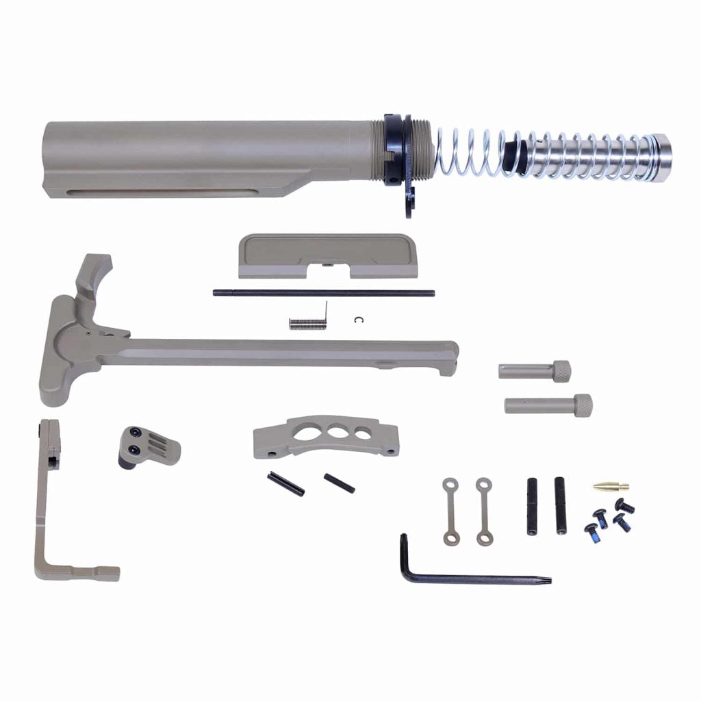 Complete AR-15 FDE Accessory Kit for Ultimate Customization