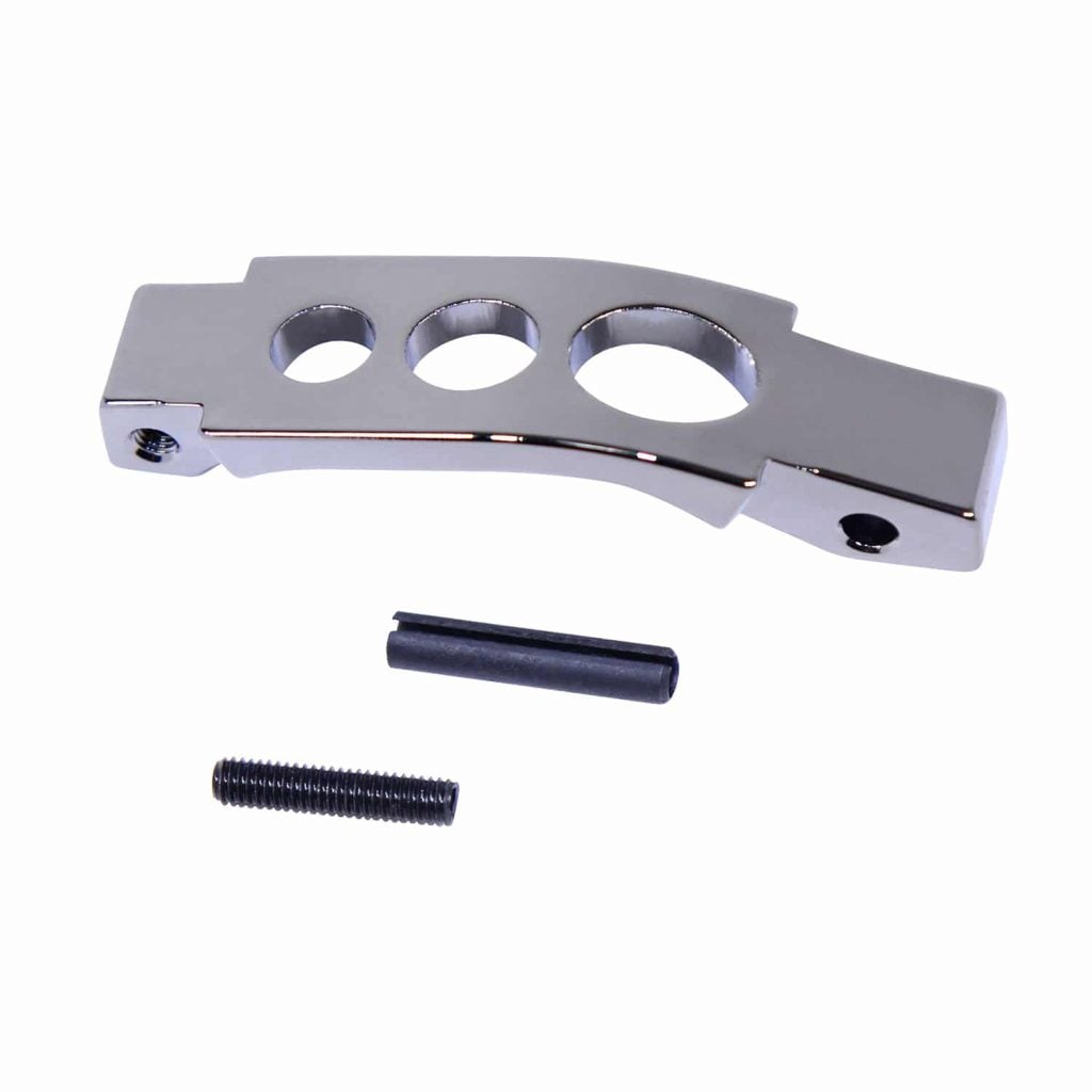 AR-15 Black Chrome Extended Trigger Guard for Tactical Gloves