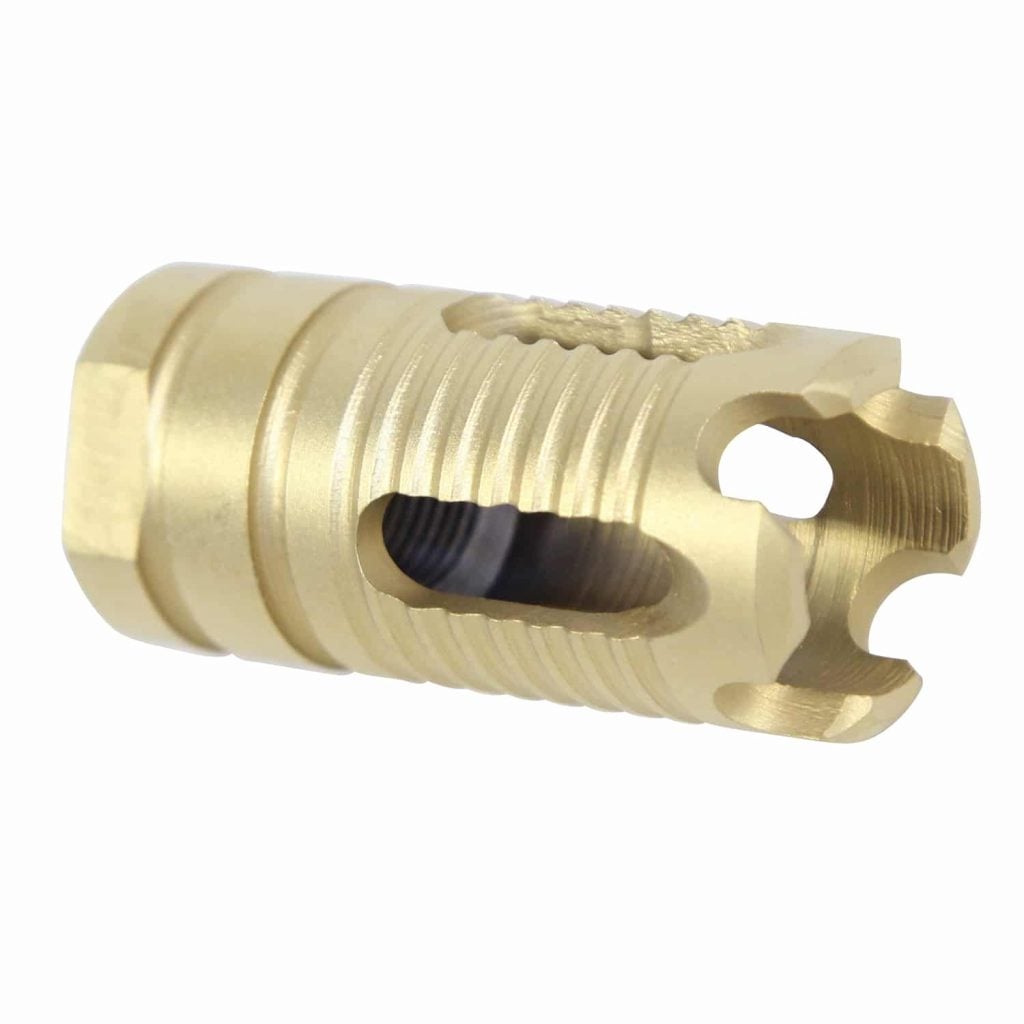 AR-15 A1 Phantom Mini Flash Hider Muzzle Device with TiN Coating