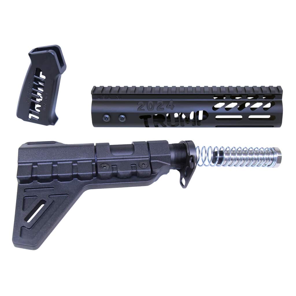 Trump Series AR-15 Pistol Set: MAGA 2024 Grip, Brace & Handguard
