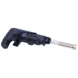 AR-15 Collapsible Multi Point Modular Stock with Adjustable Cheek Riser ...